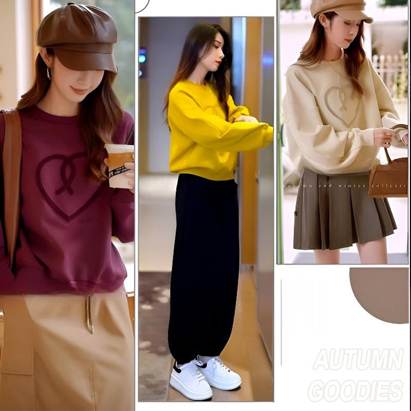 Women's Autumn Casual Lazy Style Long Sleeve Top – hunud